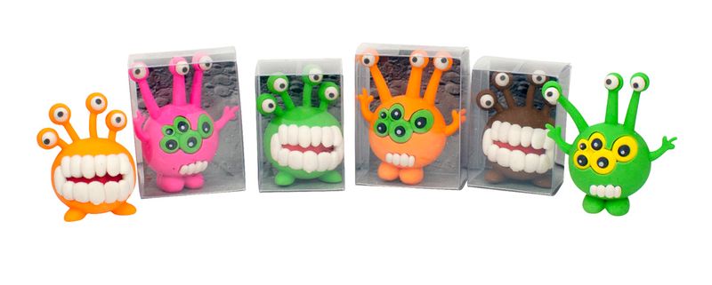 ERASER Alien, 8 styles assorted