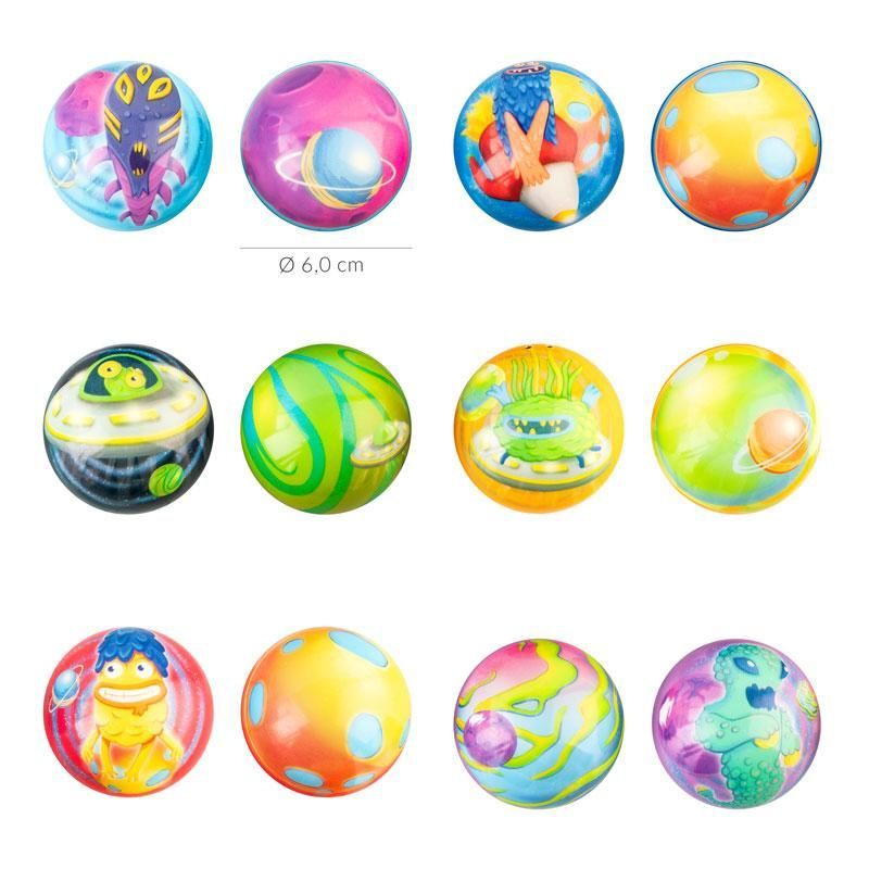 SPACE ADVENTURE High Bouncing Ball Ø 6cm, 6 varieties