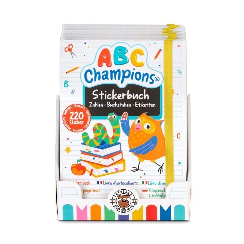 ABC CHAMPIONS Sticker books 220 pieces