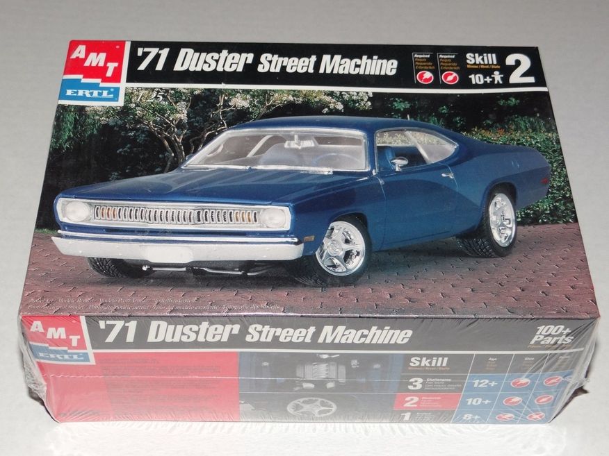 1971 Plymouth Duster Street Machine AMT Plastbyggsats