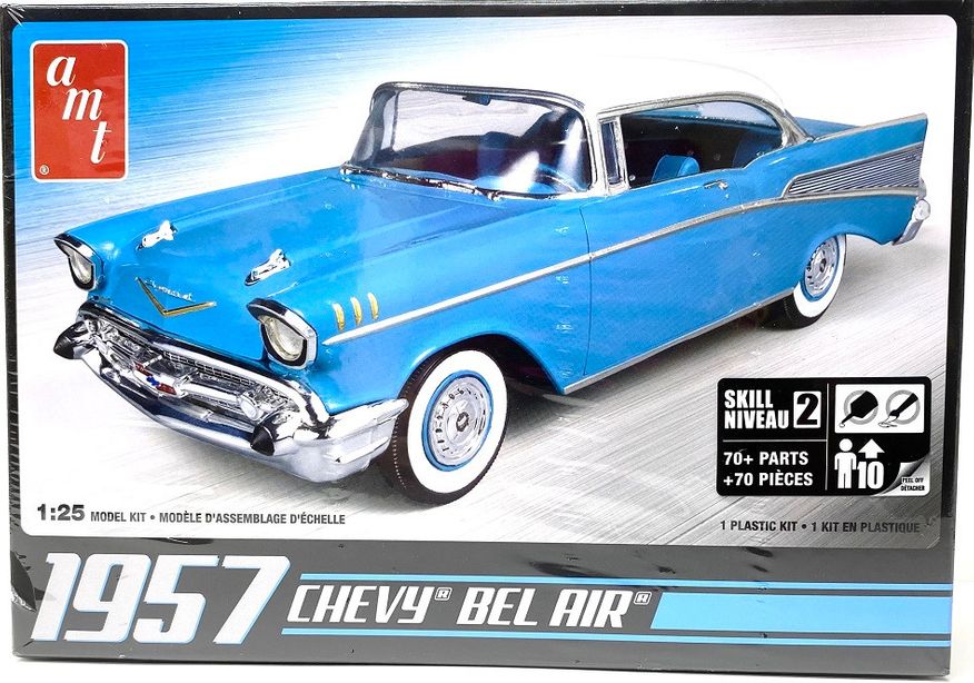 AMT 638M – 1/25 Scale 1957 CHEVY BEL AIR Plastic Model Kit
