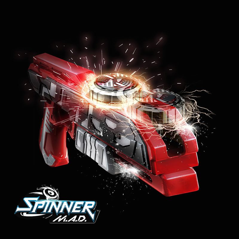 Spinner M.A.D Single Shot Blaster - Firestorm
