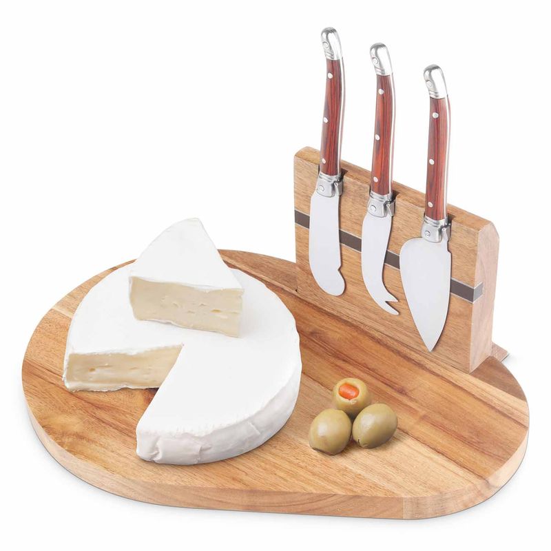 Final Touch 5 Piece Magnetic Cheese Board Set