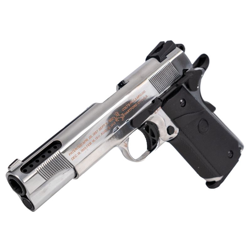 Cybergun Colt 1911 Ported - Silver Gas 6mm