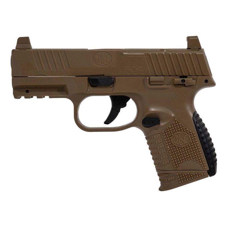 FN 509 Compact MRD FDE, fjäderdriven pistol
