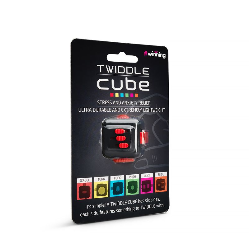 Twiddle Cube V2 Black & Red