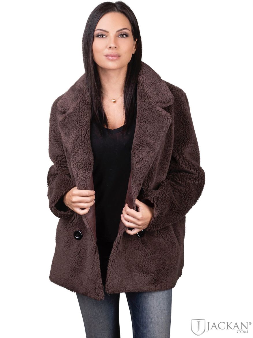 Fiona Short Coat i brunt från American Dreams| Jackan.com