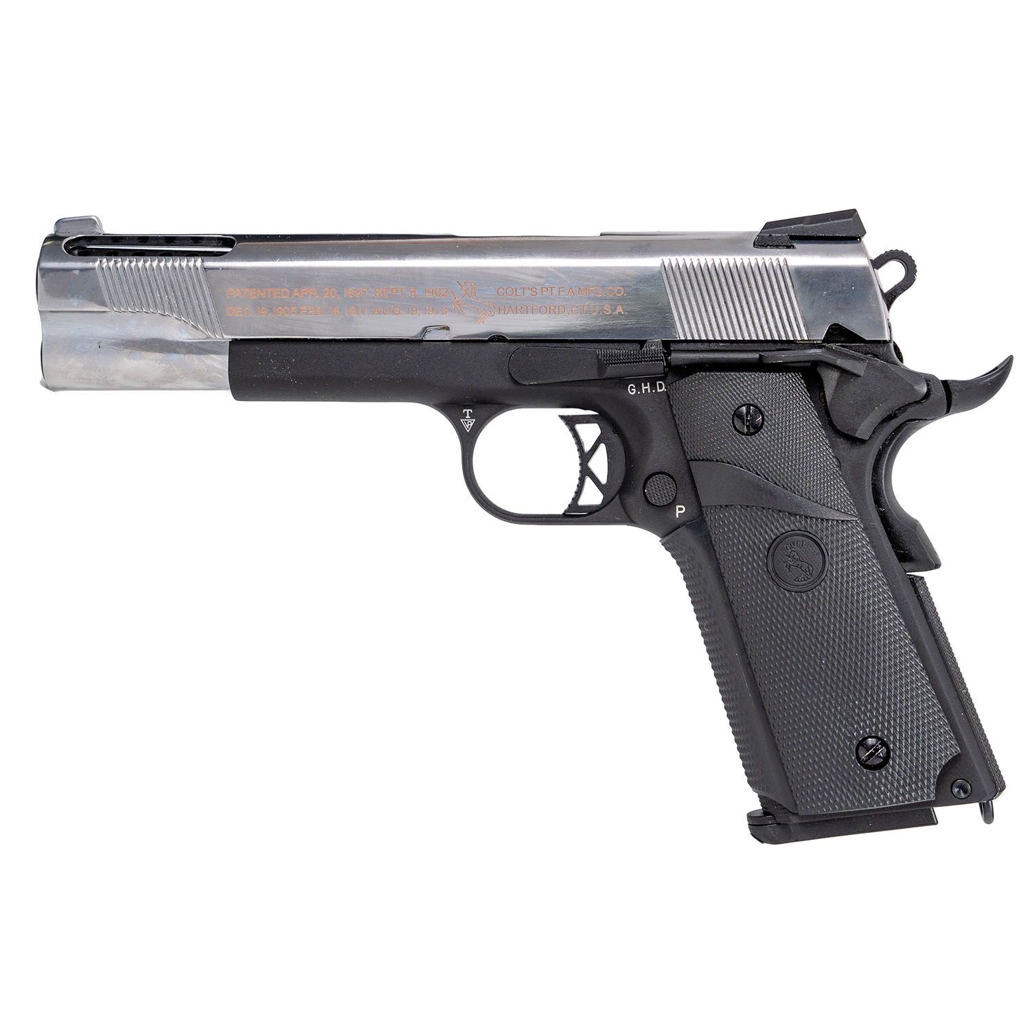 Cybergun Colt 1911 Ported - Silver/Black Gas 6mm